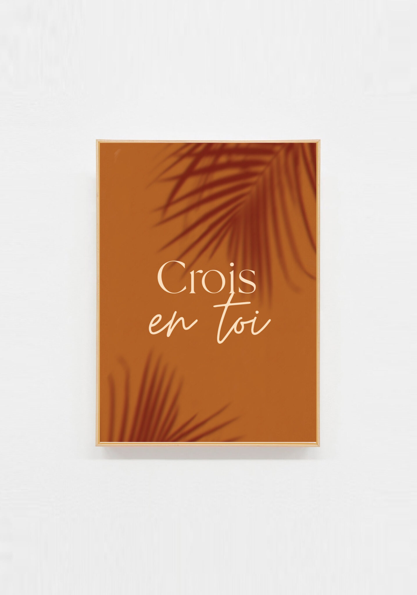Carte postale Crois en toi | E-shop déco & papeterie Amour Paper