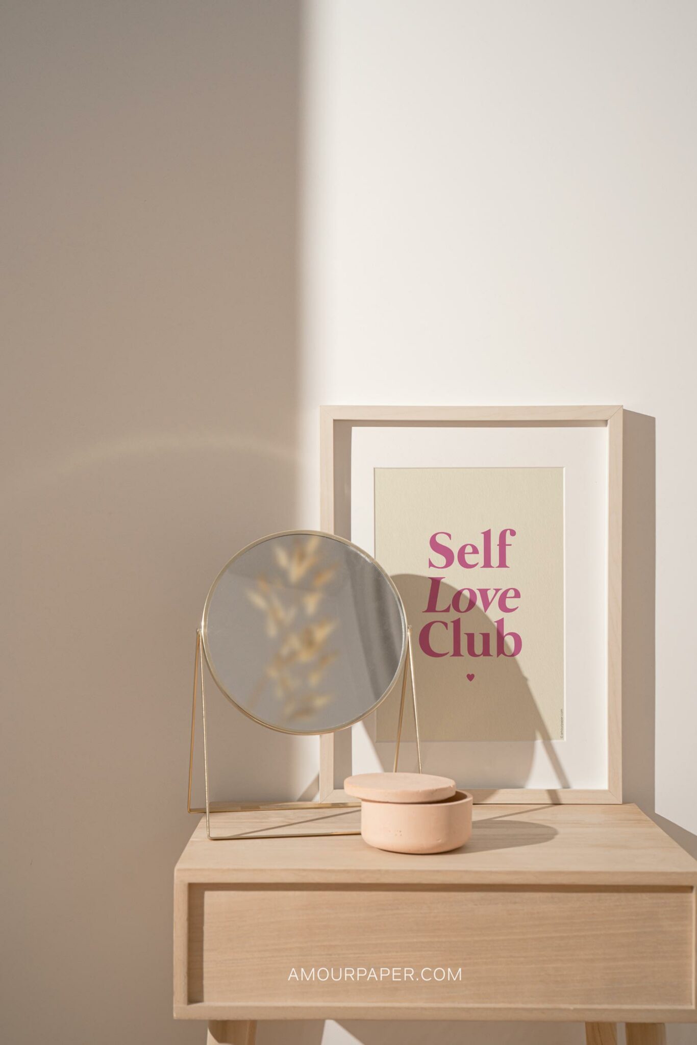 Affiche Self Love Club - E-shop déco Amour Paper