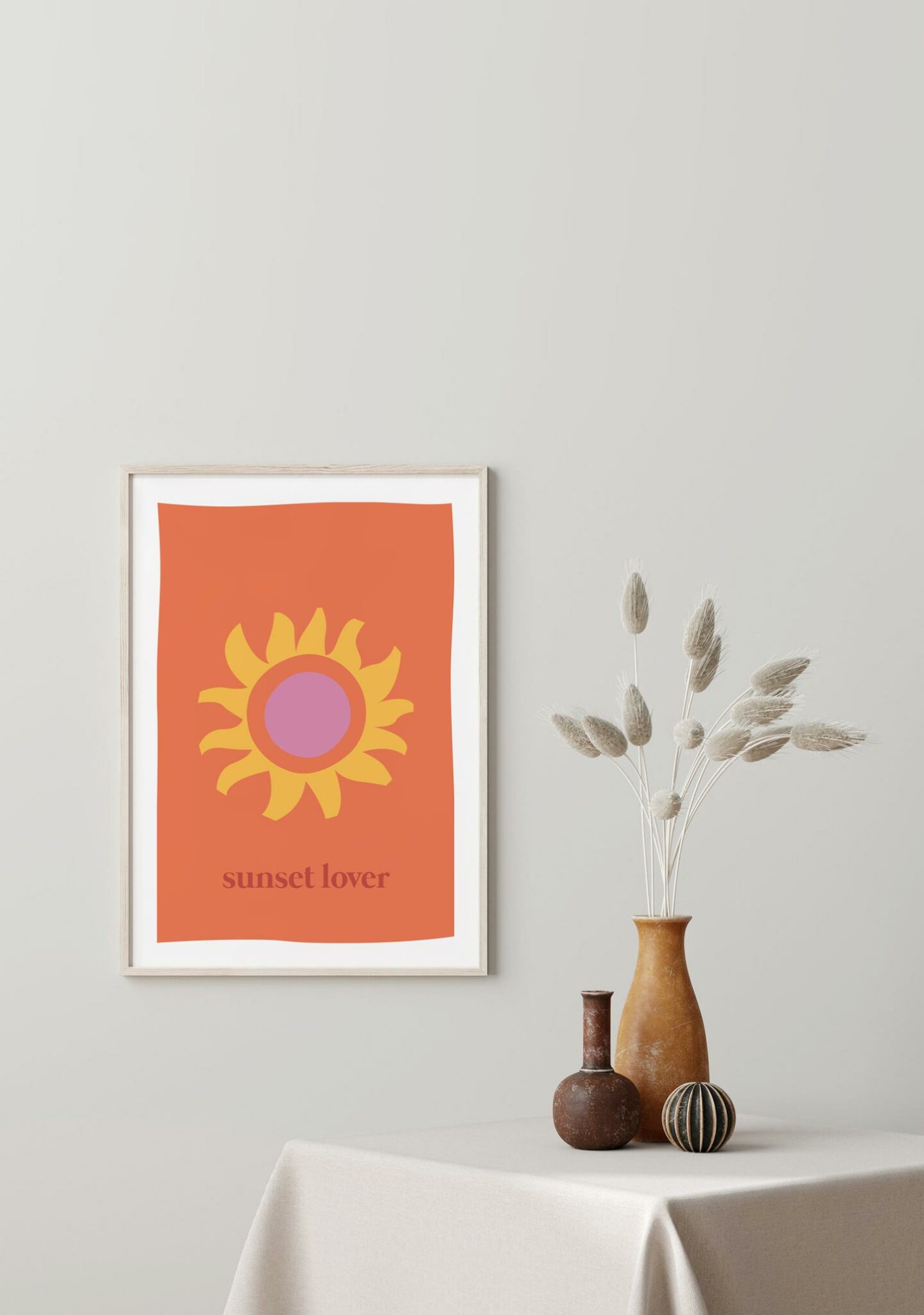 Affiche Sunset lover - E-shop déco Amour Paper